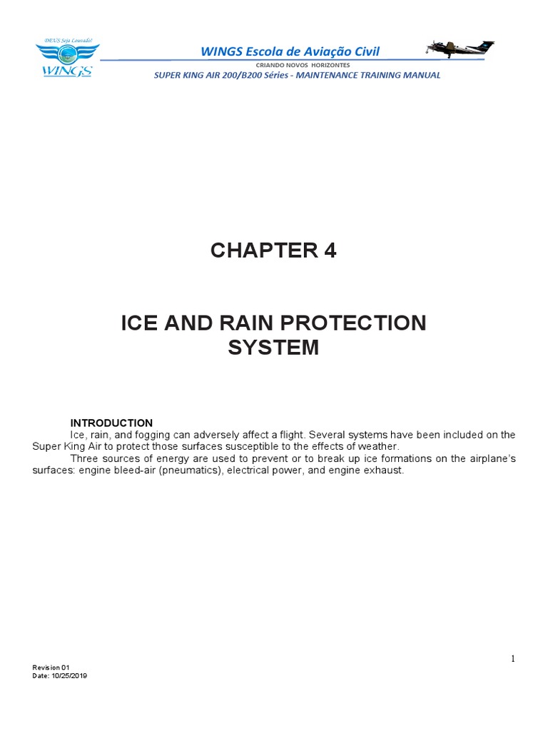 Cap. 4 - ICE AND RAIN PROTECTION SYSTEM GENERAL INFORMATION | PDF | Ice ...