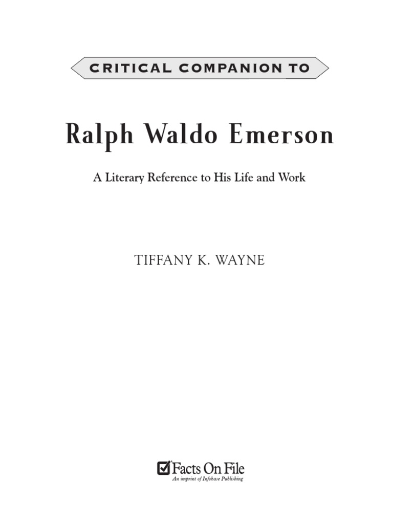 Emerson's Nature: Transcendental Insights | PDF | Ralph Waldo Emerson ...