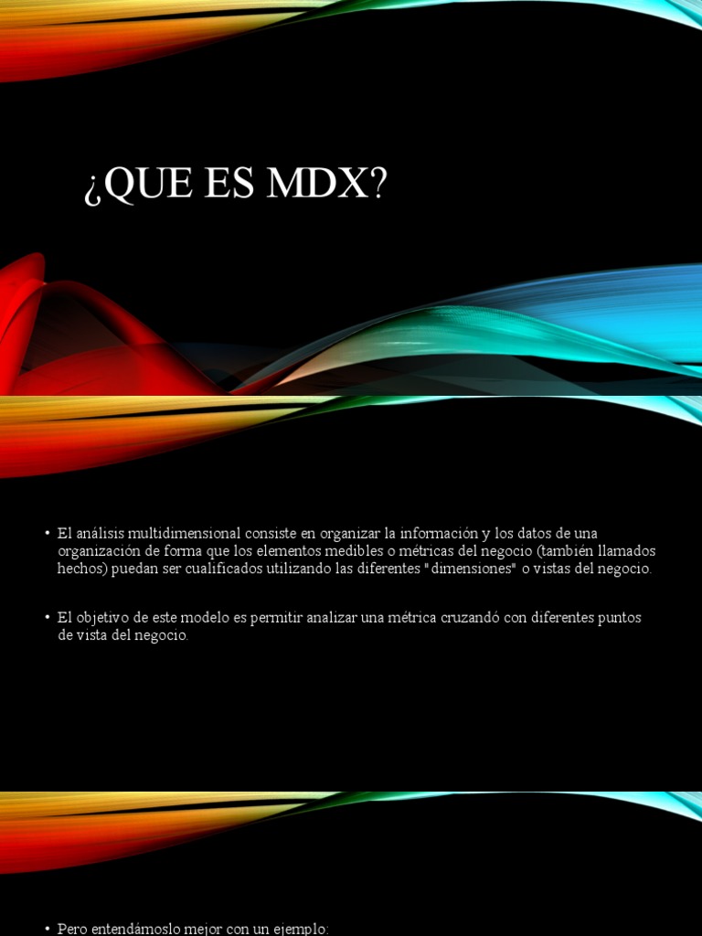 Que Es MDX | PDF | SQL | Funciones trigonométricas