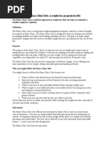 Cohen's Diet Plan | PDF
