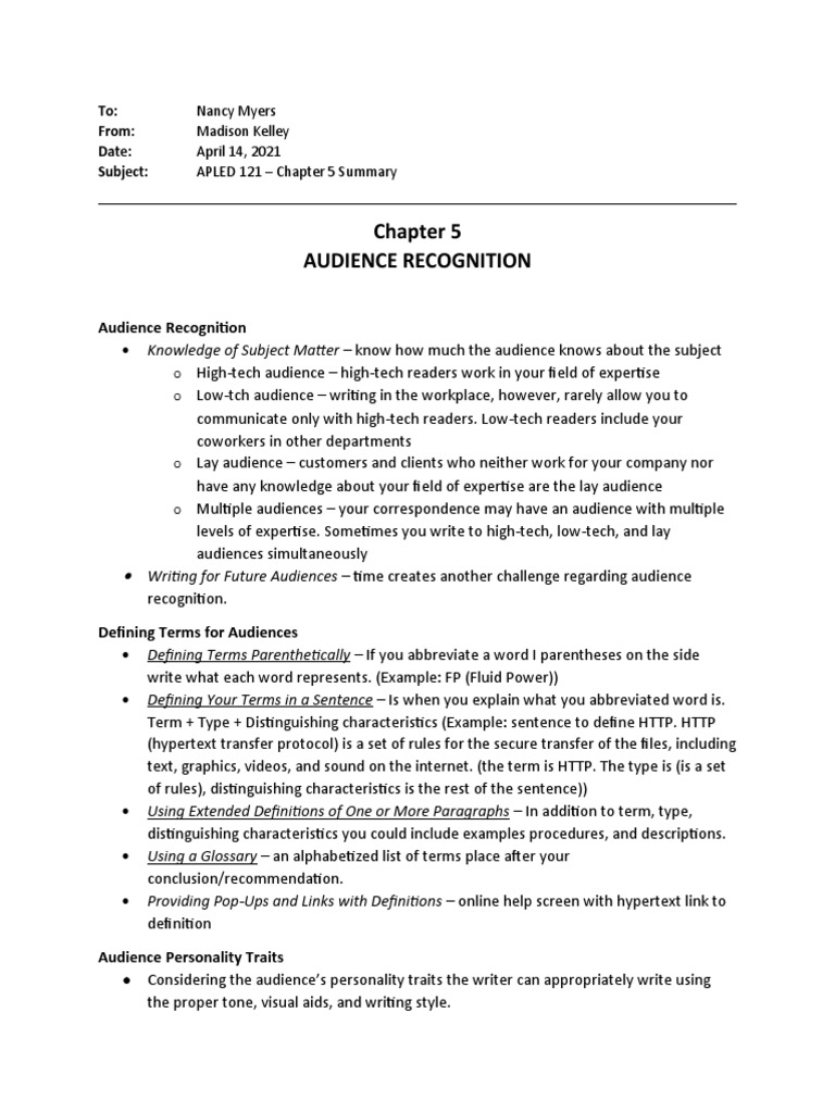 Apled 121 Chapter 5 Summary | PDF | Acronym | Multiculturalism