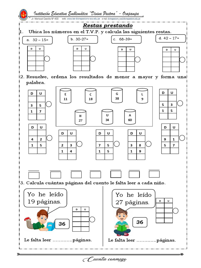 FICHA N°02-RESTAS PRESTANDO | PDF