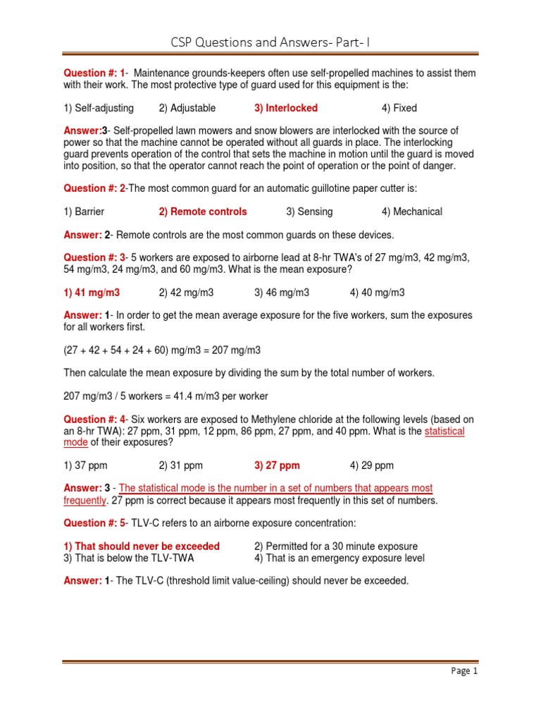 CSP Study Course 1 Willard Stephenson | PDF | Shoe | Silicon Dioxide