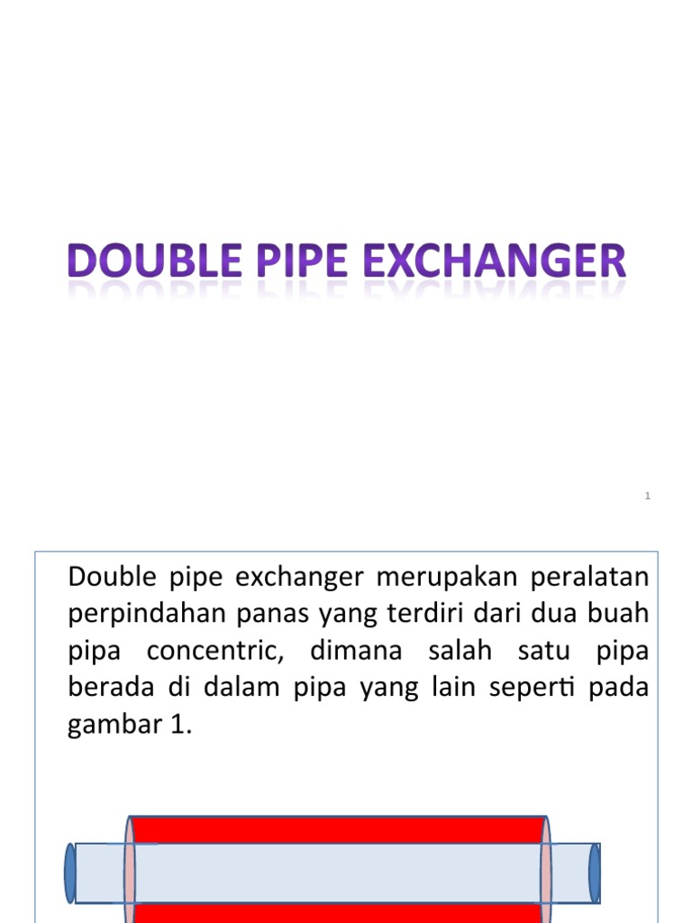 Double Pipe Exchanger | PDF | Teknologi & Rekayasa