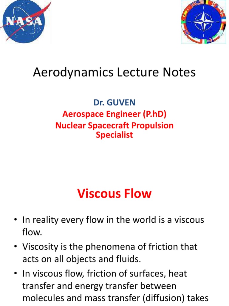 Aerodynamics Lecture Notes: Aerospace Engineer (P.HD) Nuclear ...