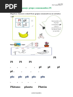 Prueba Grupo Consonantico FR FL | PDF | Artes del Lenguaje y Comunicación