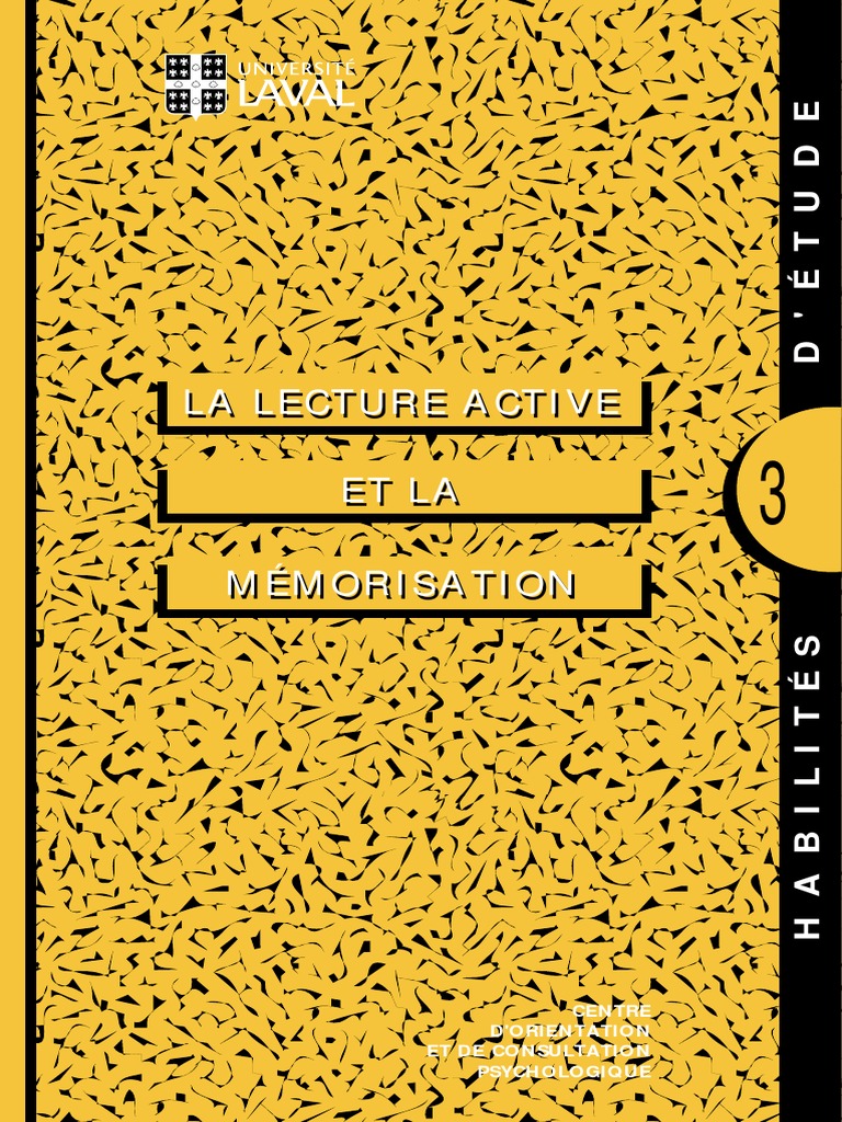 La Lecture Active Et La Memorisation | PDF | Lecture (Processus) | Mémoire