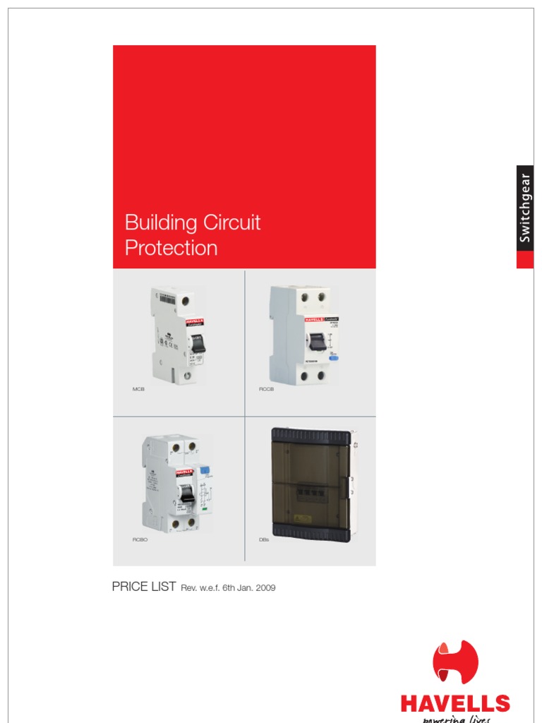 price list mcb protection- | Equipment | Electromagnetism