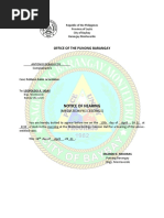 Barangay Protection Order Sample | PDF | Justice | Public Law