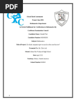 CXC Maths Sba | PDF | Soft Drink | Drink