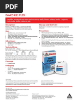 Weberdry 116 FX-SP Waterproofing Guide | PDF | Concrete | Coating