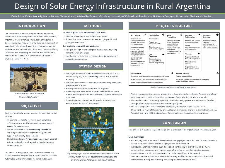 NCUR Chaco Poster | PDF | Economies | Energy And Resource