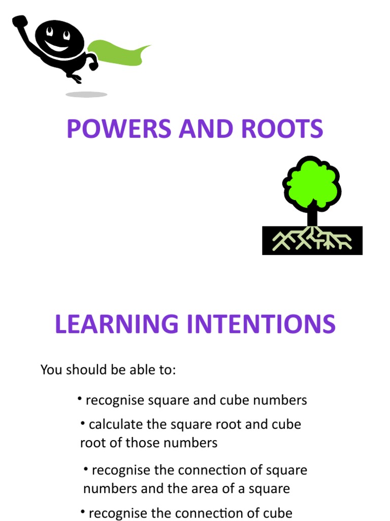 Powers and Roots | PDF | Square Root | Discrete Mathematics