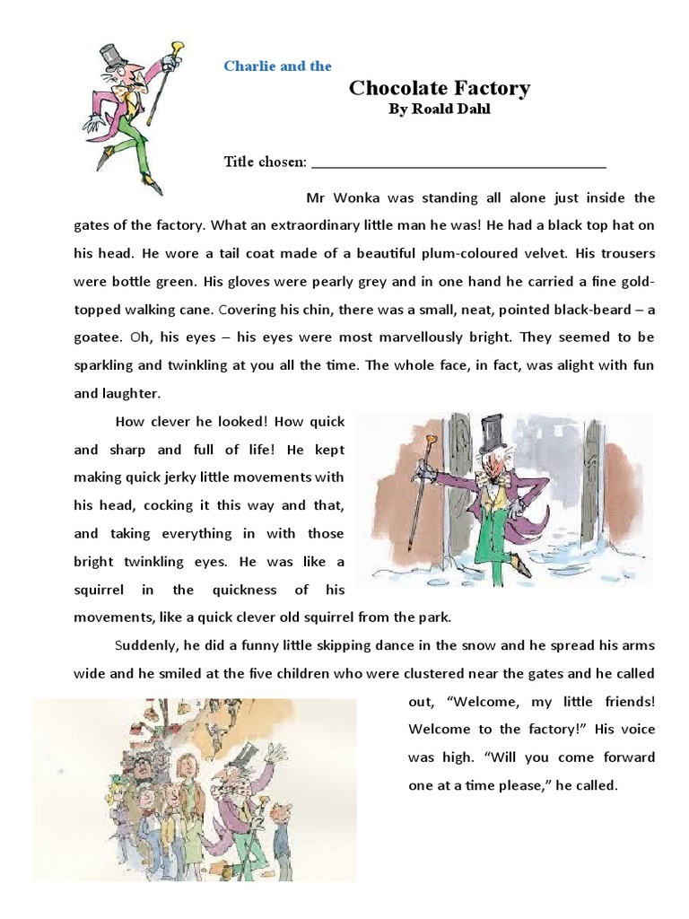 Willy Wonka's Extraordinary Entrance | PDF | Clothing