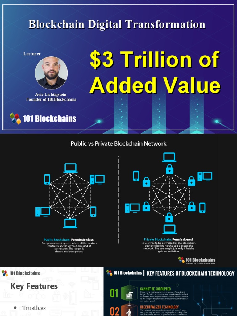 Blockchain Digital Transformation Presentation | PDF | Information Age ...