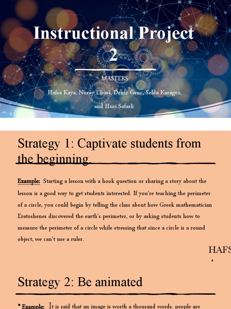 Instructional Project 2 | PDF | Learning | Teachers