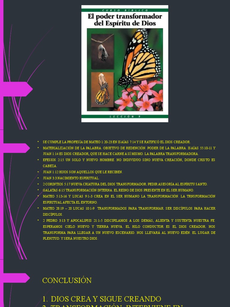 Dios Creador Transformador | PDF