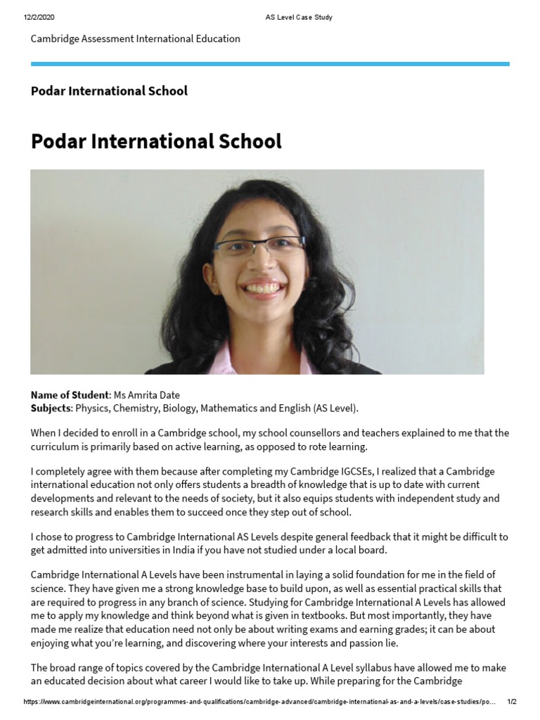 A Level Case Study | PDF | Curriculum | Human Nature