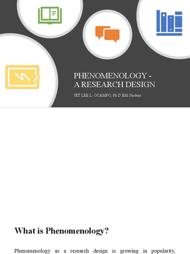 Understanding Phenomenological Research | PDF | Phenomenology ...