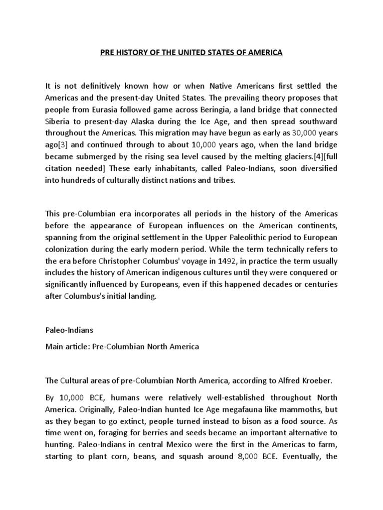 Pre-Columbian History of America | PDF | Pre Columbian Era | Americas