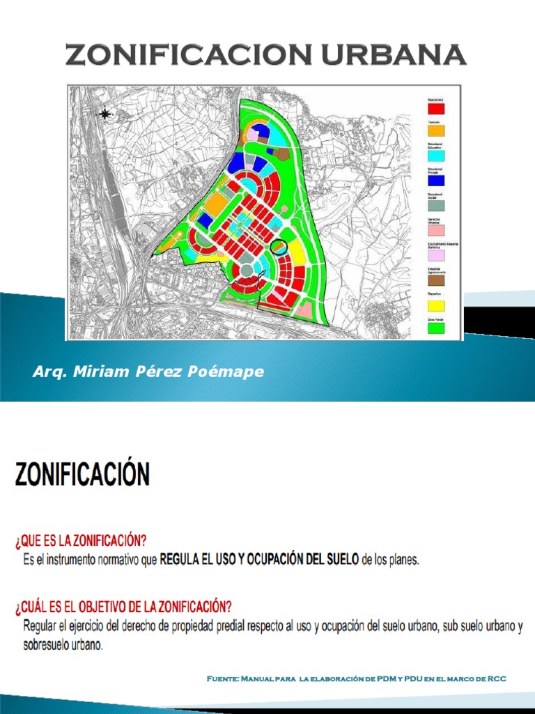 Zonificacion Urbana-2020 | PDF | Diseño urbano | Diseño