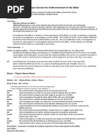 Guide For Commentator and Lector | PDF | Mass (Liturgy) | Jesus