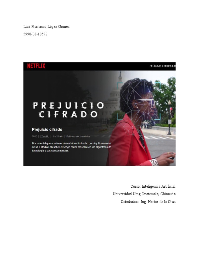 Code Bias | PDF | Inteligencia artificial | Inteligencia (IA) y semántica