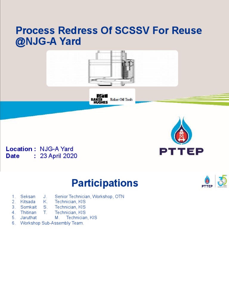 Process Redress of SCSSV For Reuse | PDF