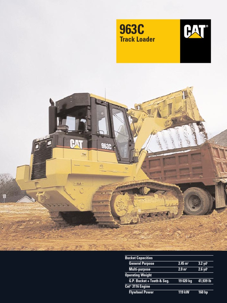 Cat 963 C | PDF | Transmission (Mechanics) | Horsepower