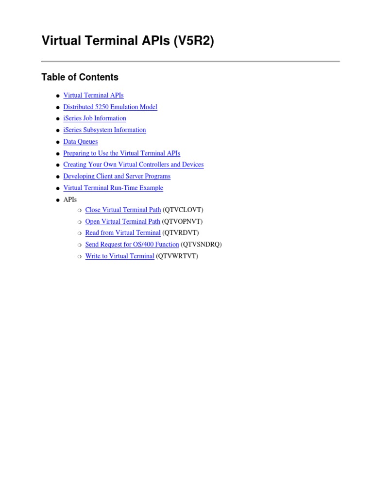 Vta | PDF | Computer Terminal | Parameter (Computer Programming)