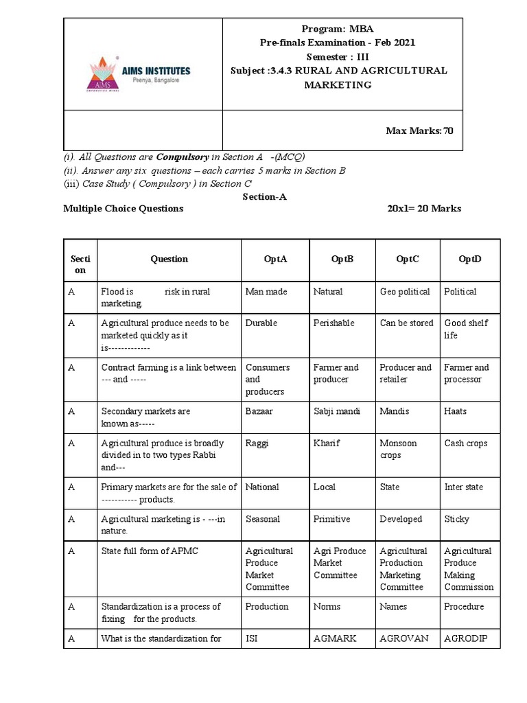 APMC and National Agriculture Market Overview | PDF | Market (Economics ...