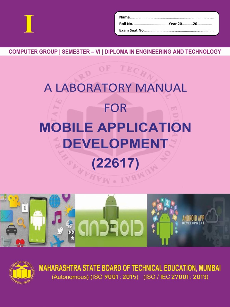 22617-Mobile Application Development | PDF | Android (Operating System) | Operating System