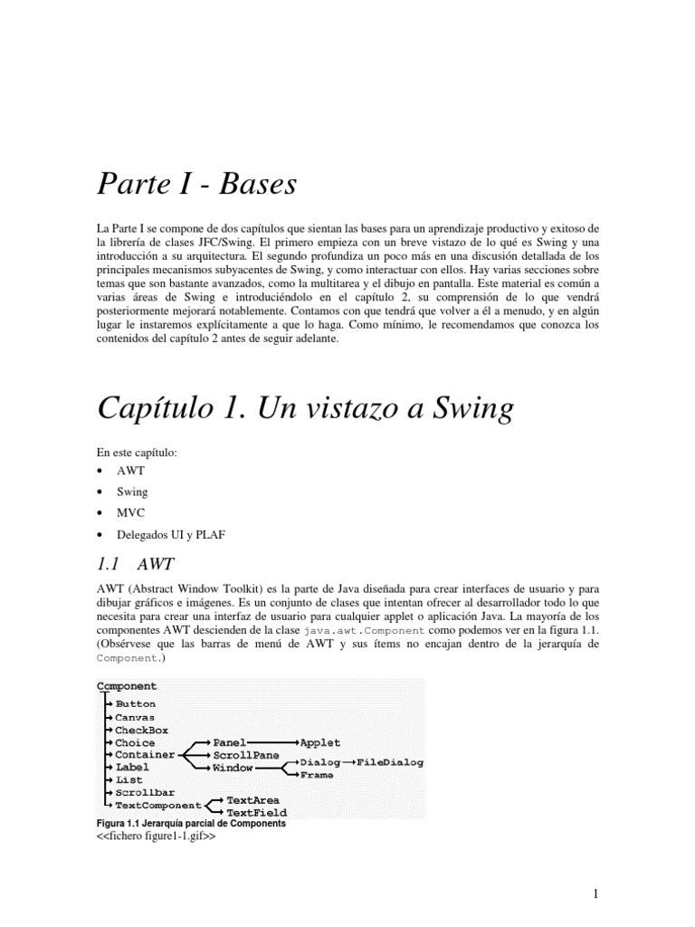Java Swing | PDF | Java (lenguaje de programación) | Hilo (Computación)