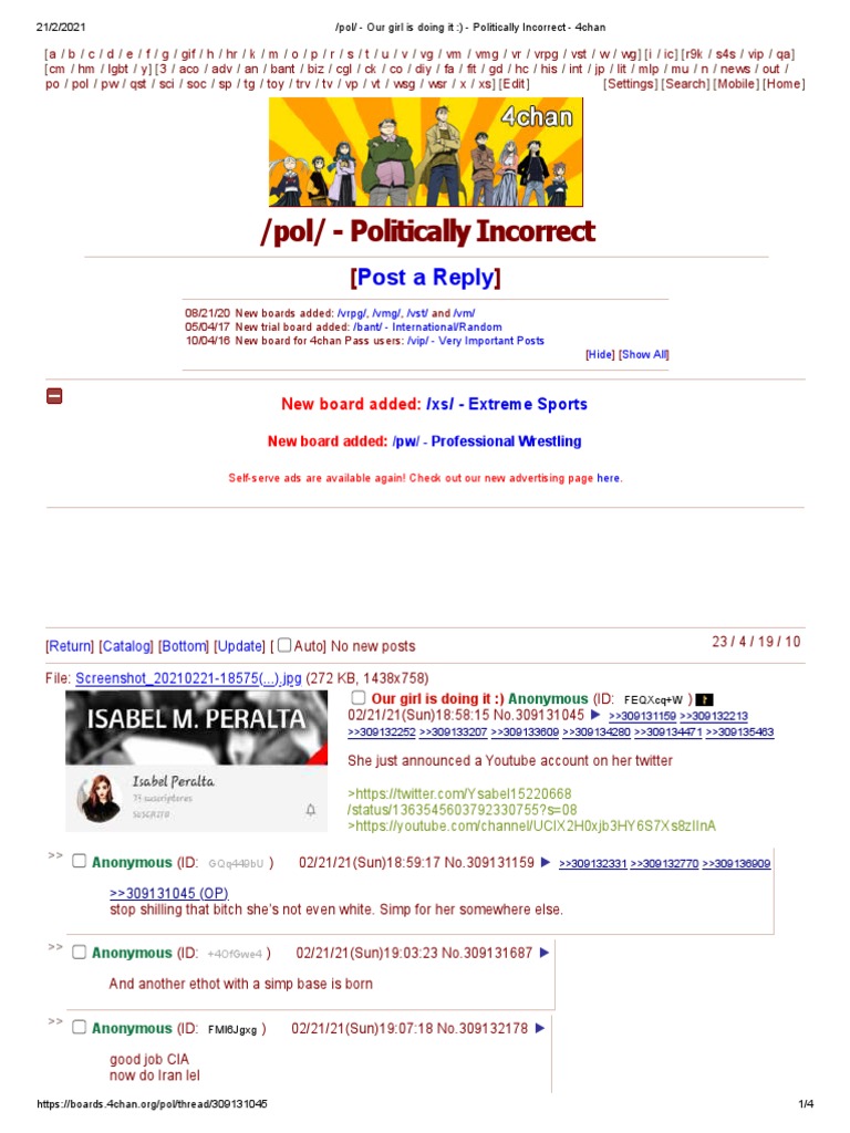 Pol - Our Girl Is Doing It - ) - Politically Incorrect - 4chan | PDF ...
