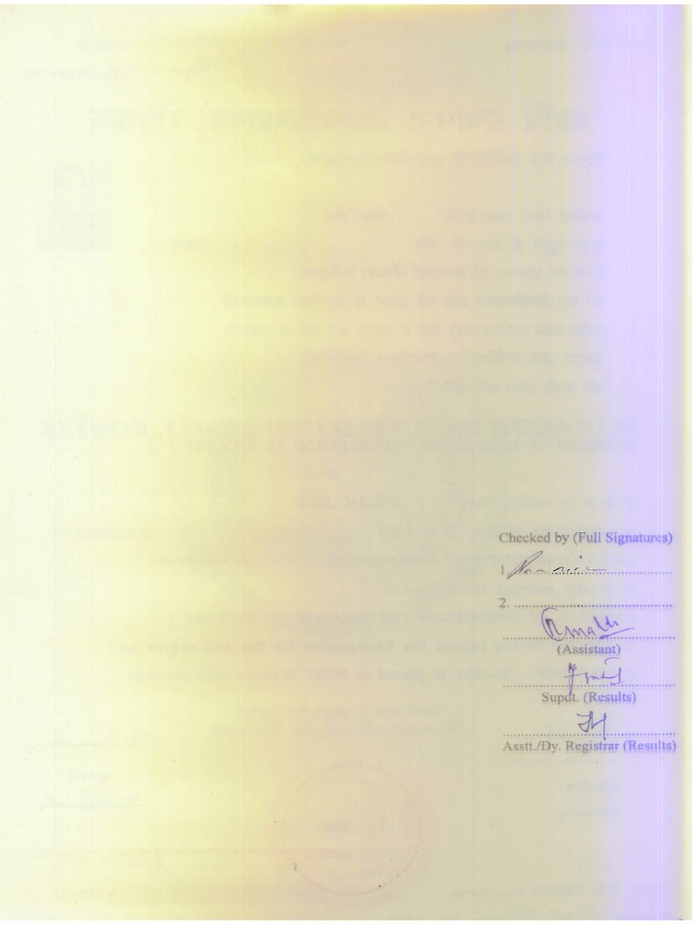 Degree Back Side | PDF
