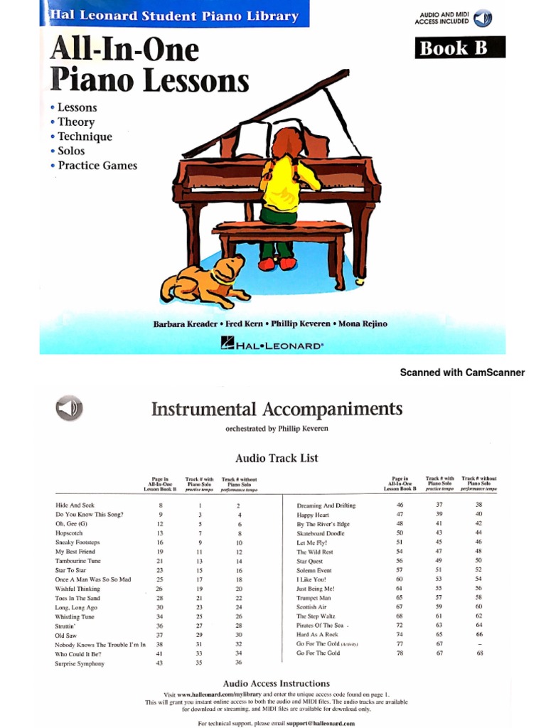 All in One Piano Lessons Book B - H. Leo 20200314211018 | PDF