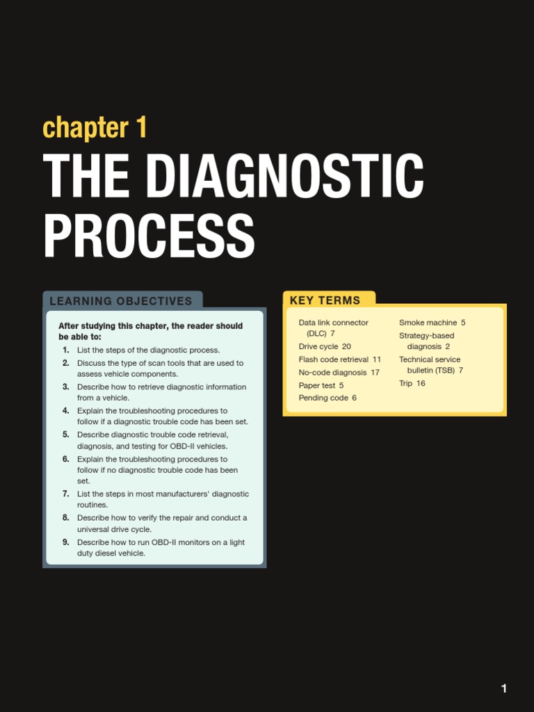 The Diagnostic Process: Learning Objectives Key Terms | PDF | Rotating ...