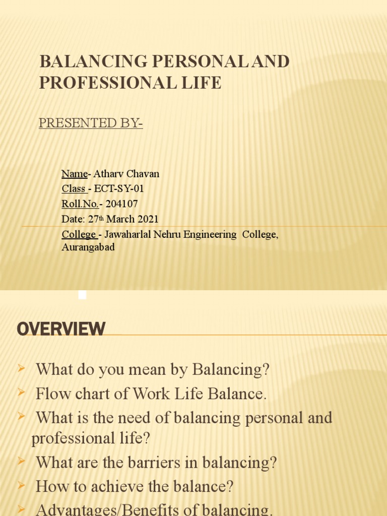 Student Guide to Work-Life Balance | PDF | Career & Growth