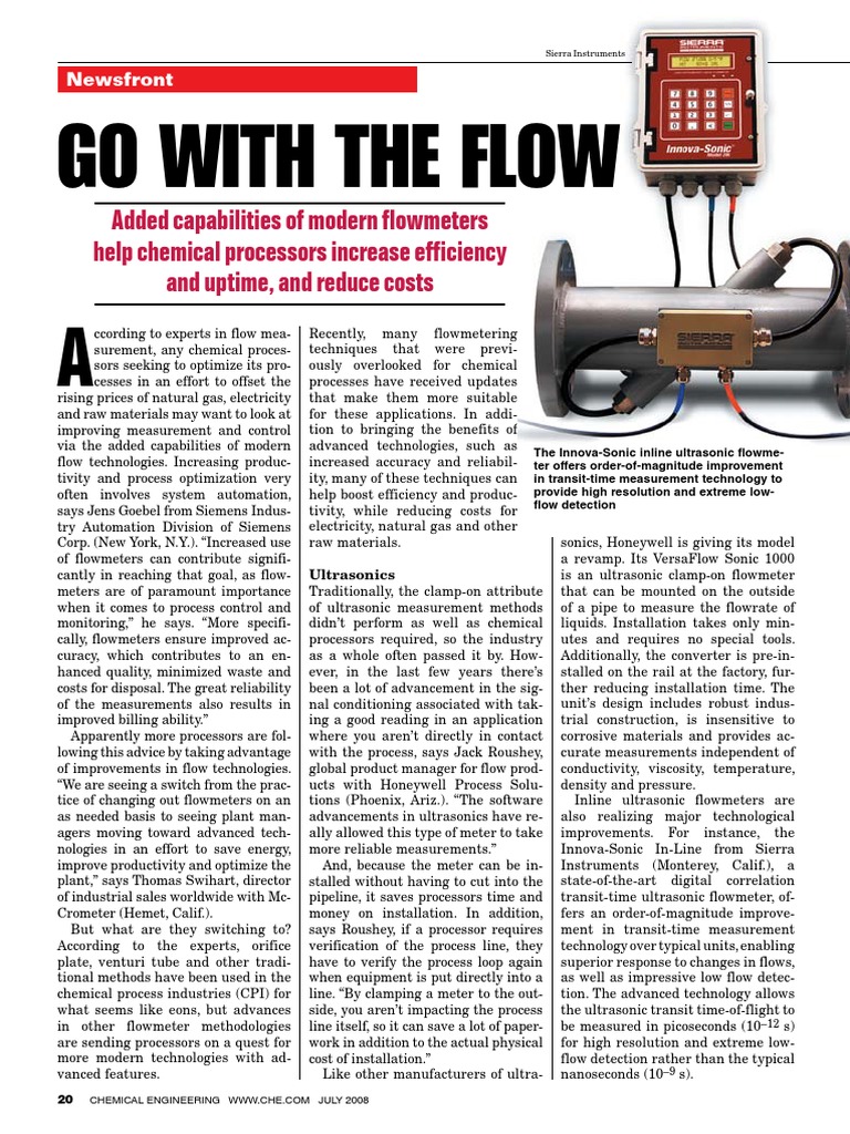 Flow Meters-Sierra | PDF | Flow Measurement | Calibration
