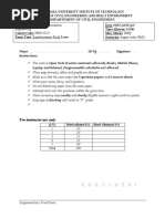 Maths Remedial Exam (2015) | PDF | Function (Mathematics) | Integral