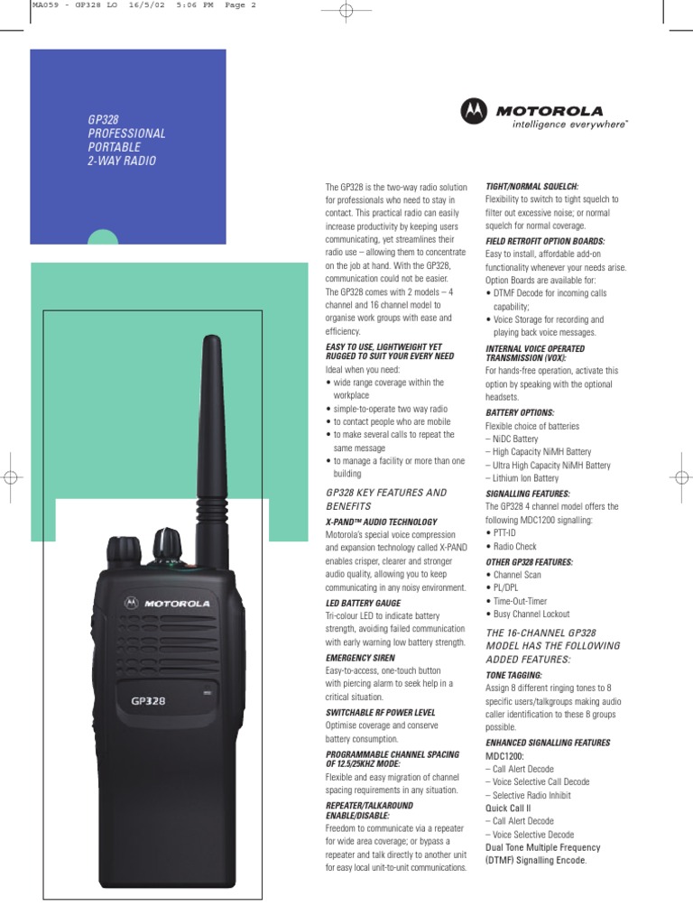 GP328 Aus | PDF | Radio | Electronics