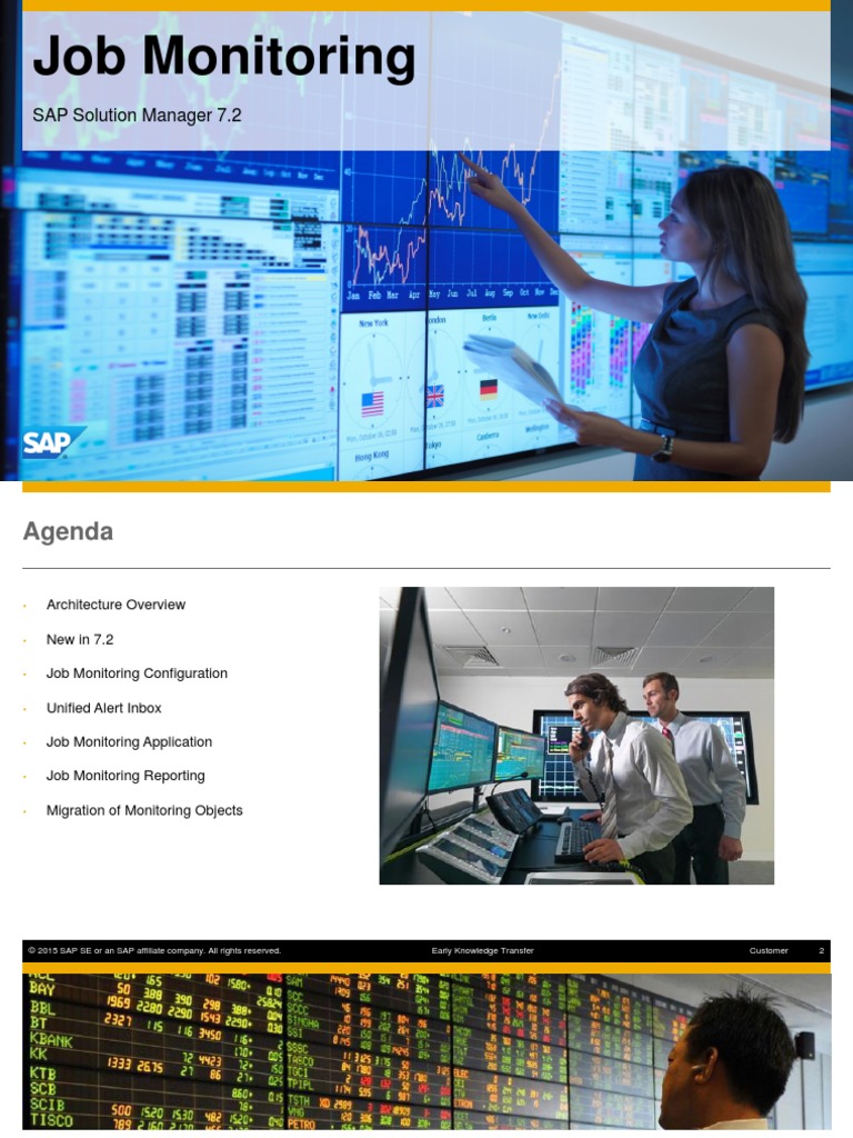 Job Monitoring: SAP Solution Manager 7.2 | PDF | Business Process ...