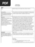 IB Psychology ERQs | PDF | Science & Mathematics