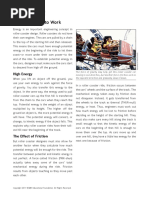 Physics of Roller Coasters | PDF | Potential Energy | Friction