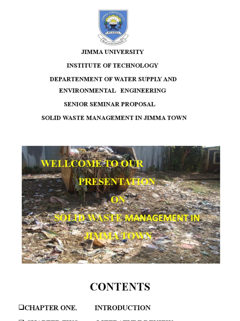 Proposal PPT 1 | PDF | Municipal Solid Waste | Waste Management