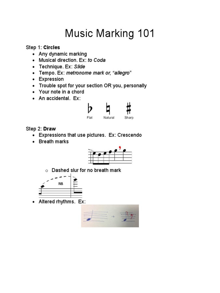 Music Marking 101 | PDF | Language Arts & Discipline | Poetry