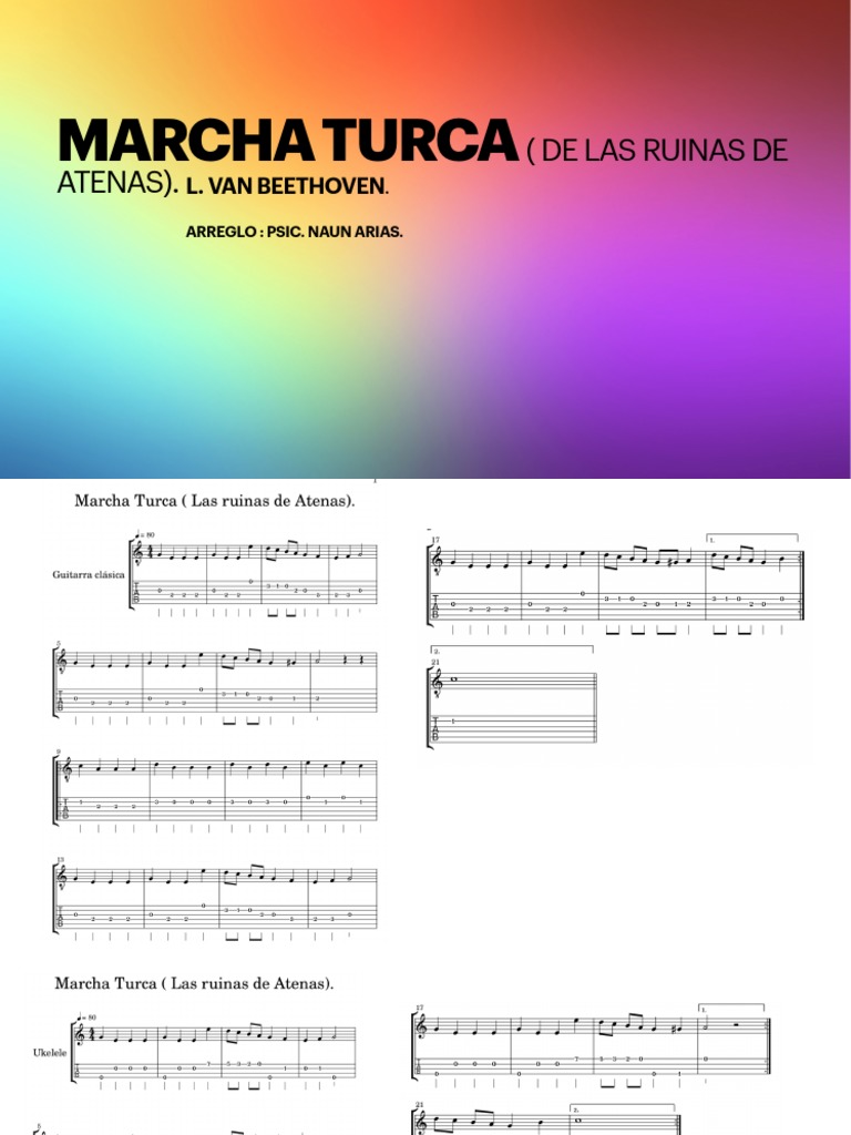 Marcha Turca. Beethoven. | PDF