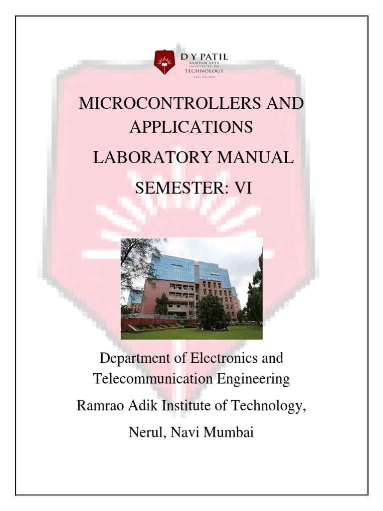 MCA Manual | PDF | Microcontroller | Electronics