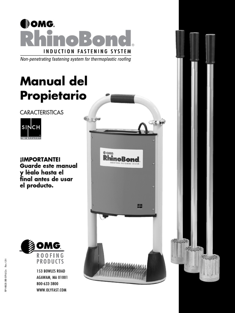 Rhinobond Manual ESP | PDF | Soldadura | Construcción
