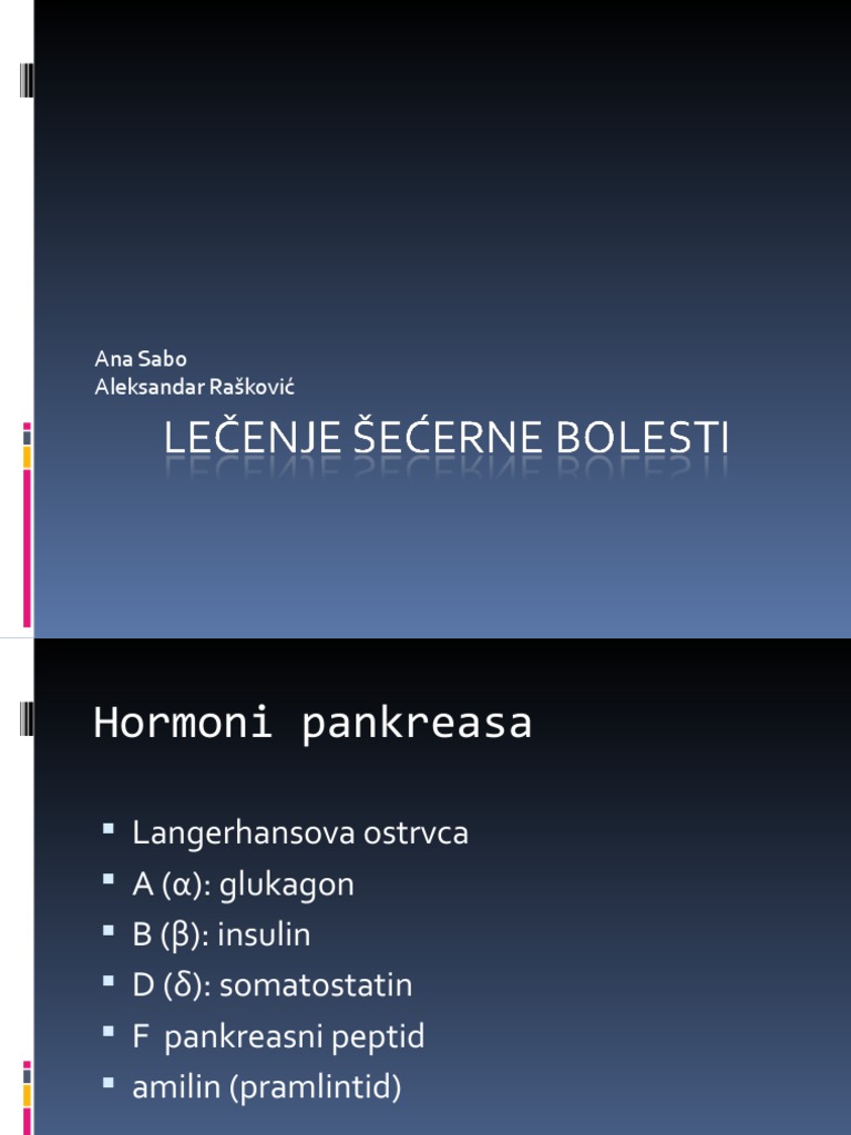 Farmakologija - Dijabetes 2012 - Prof. DR Ana Sabo, Prof. DR Aleksandar ...